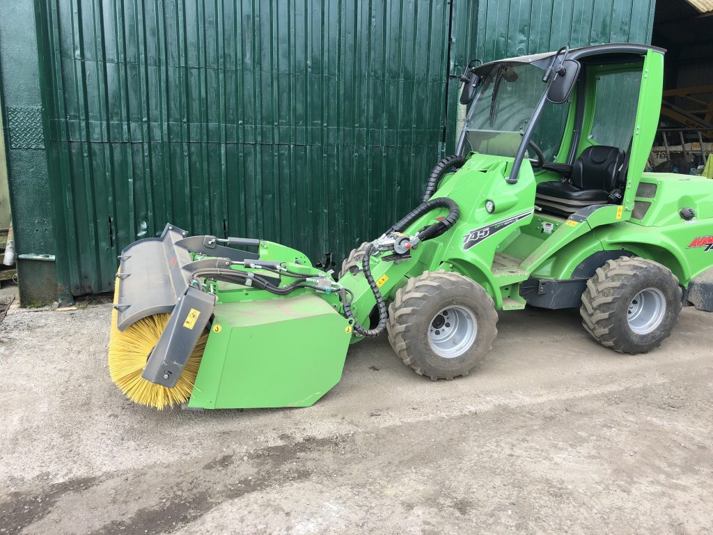 Collecting Sweeper brush for hire - Specialist Plant Hire Solutions