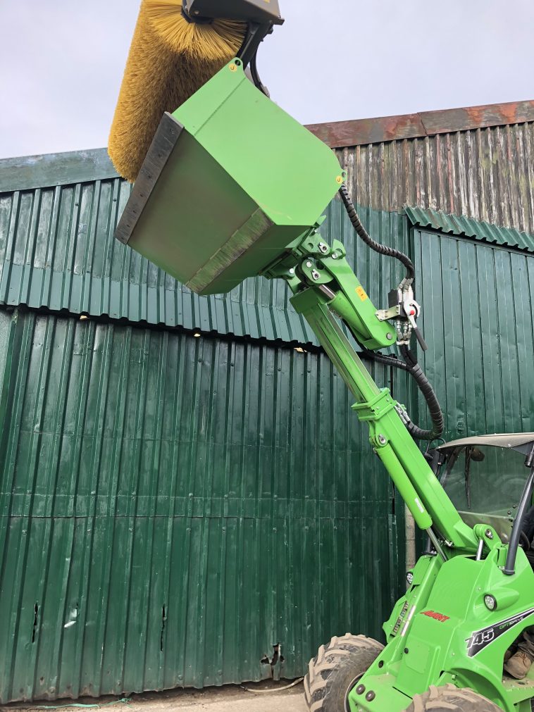 Collecting Sweeper brush for hire - Specialist Plant Hire Solutions